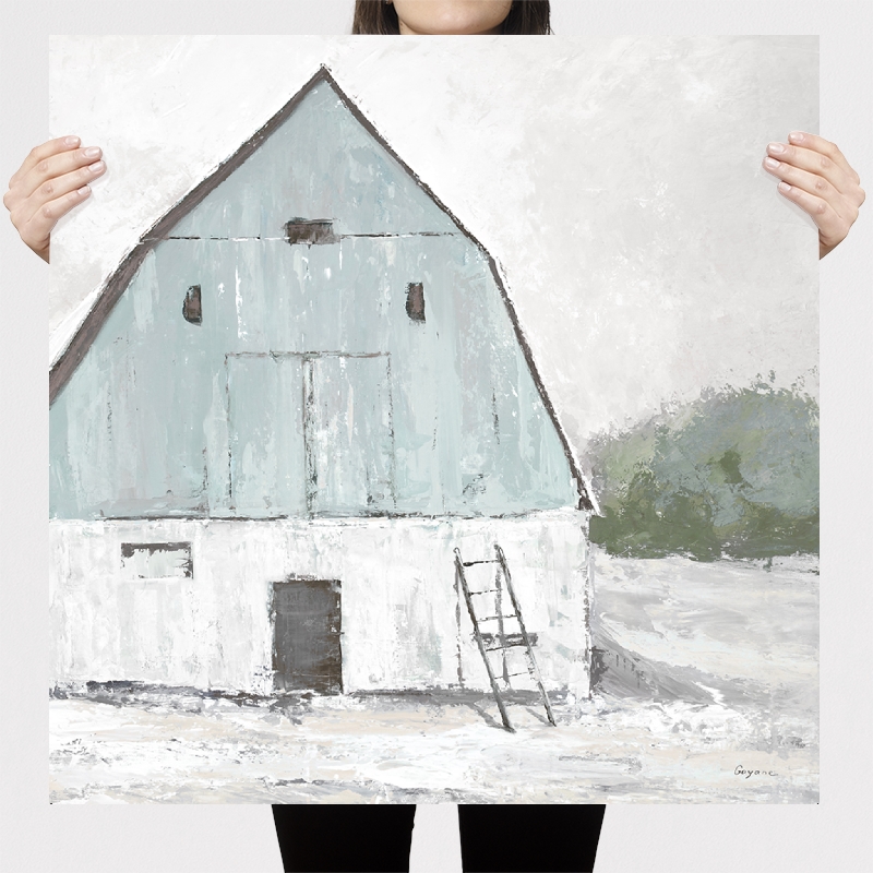 nextART. Light Blue Barn