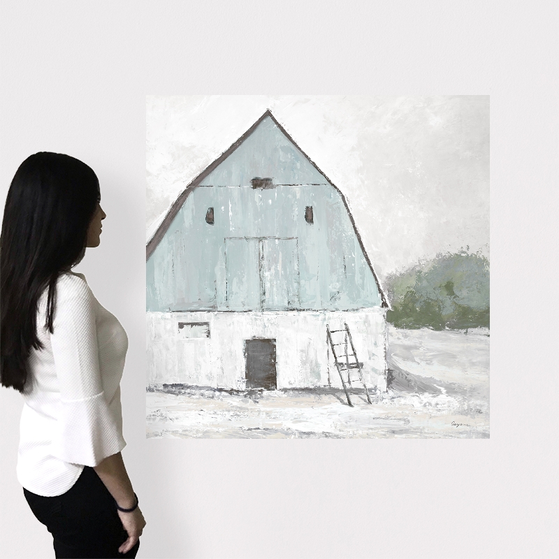 nextART. Light Blue Barn