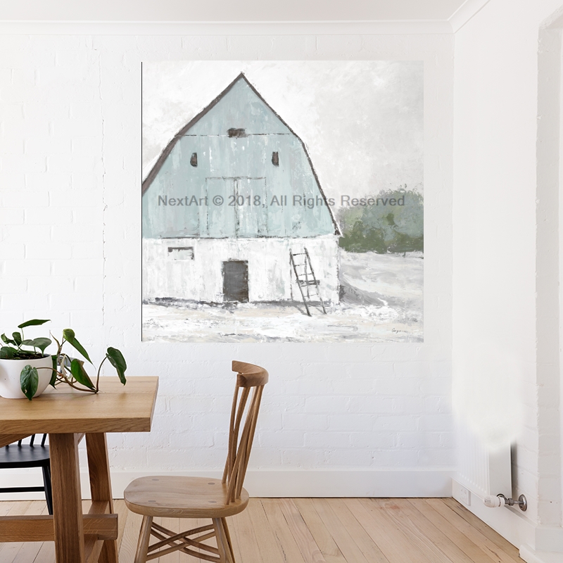 nextART. Light Blue Barn
