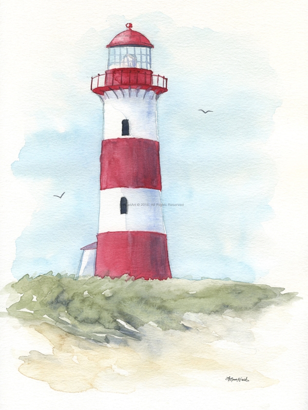 nextART. Red Lighthouse