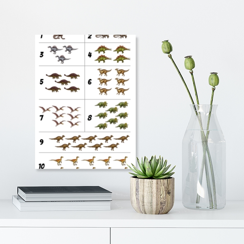 nextART. Dino Number Chart I