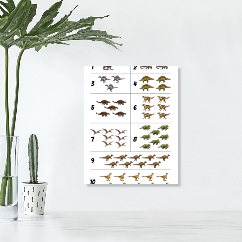 nextART. Dino Number Chart I