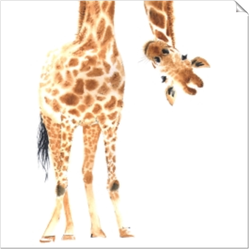 nextART. Bending over Giraffe