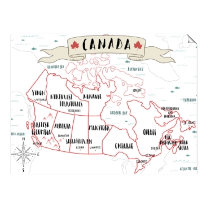 nextART. Canada Map
