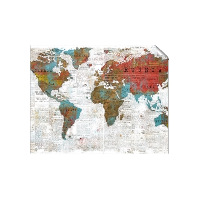 nextART. Newspaper World map