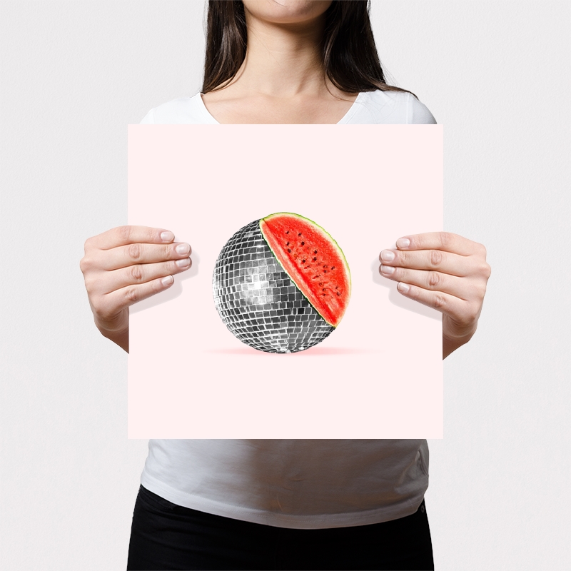 nextART. Watermelon Disco Ball