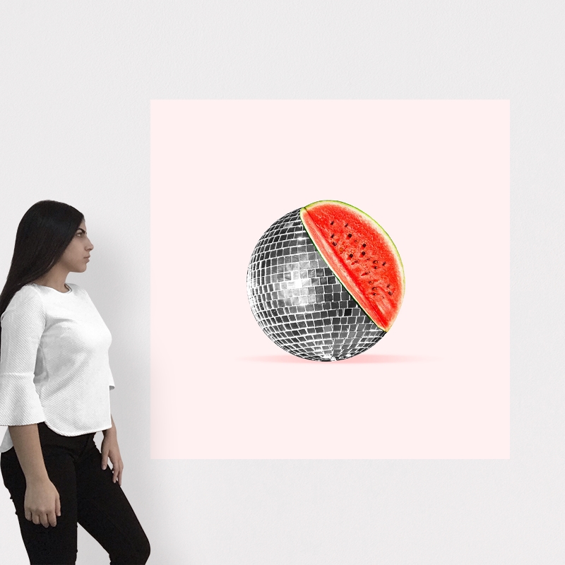 nextART. Watermelon Disco Ball