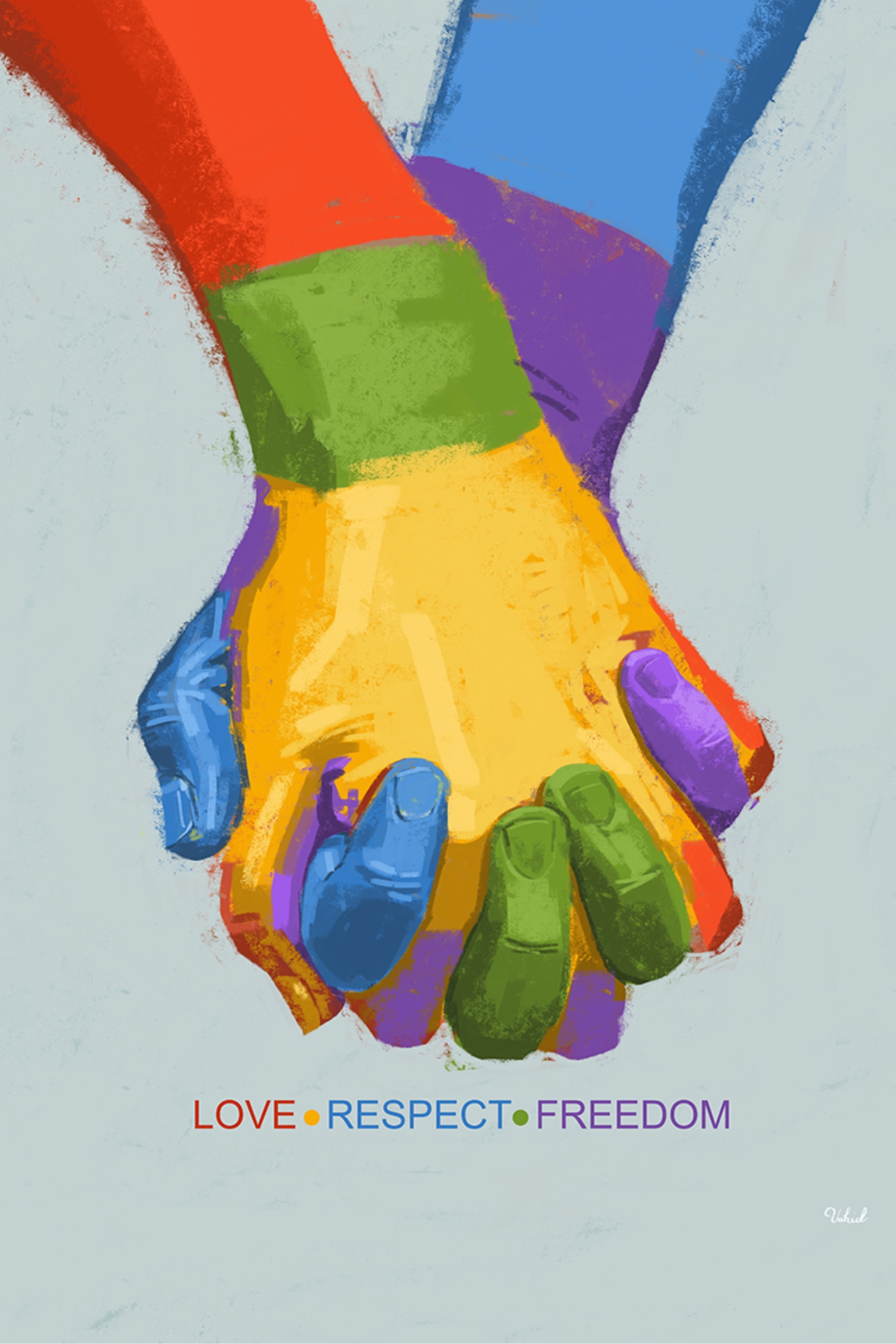 nextART. Rainbow Hands