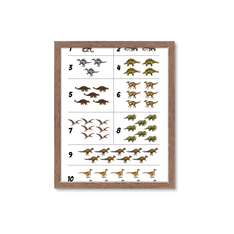 nextART. Dino Number Chart I