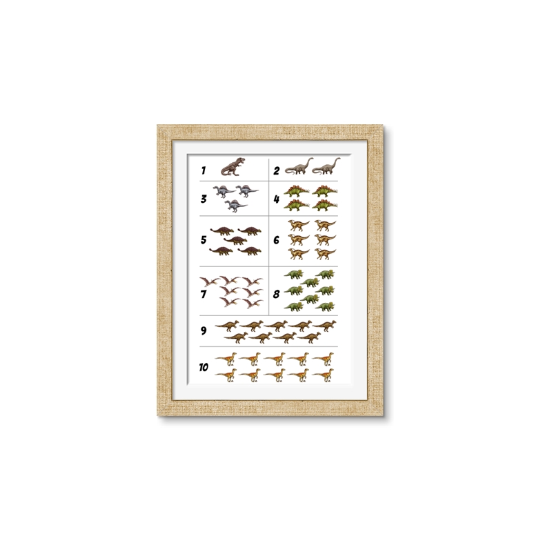 nextART. Dino Number Chart I