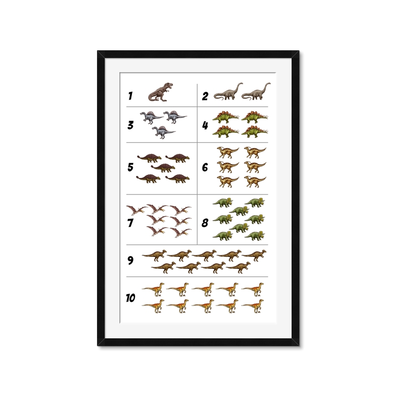 nextART. Dino Number Chart I