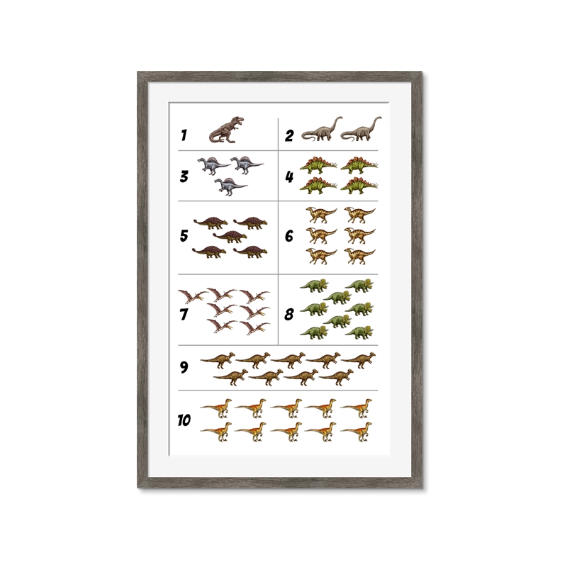 nextART. Dino Number Chart I