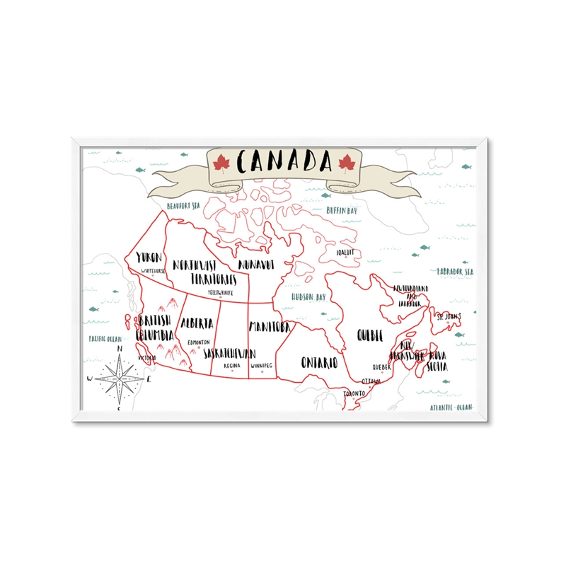 nextART. Canada Map