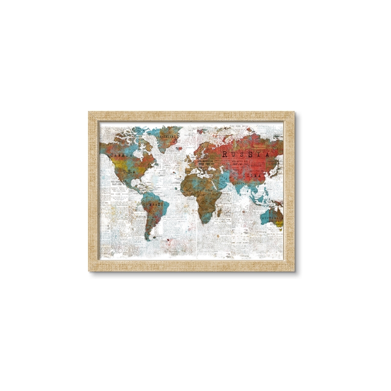 nextART. Newspaper World map