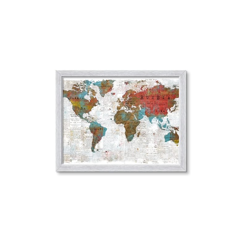 nextART. Newspaper World map