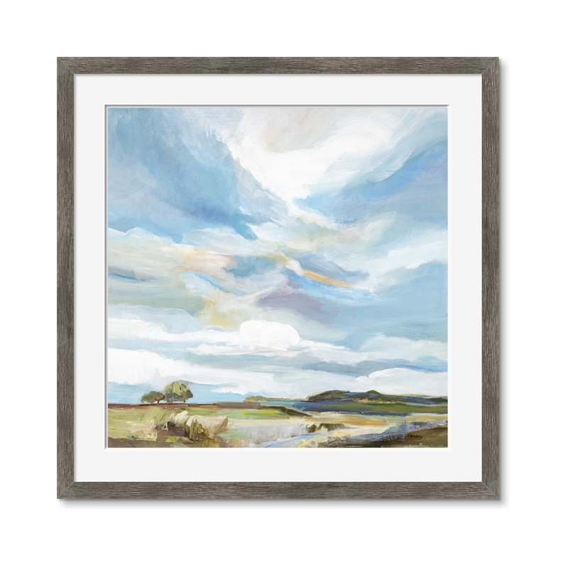 nextART. Cloudy sky landscape