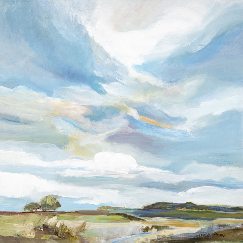 nextART. Cloudy sky landscape
