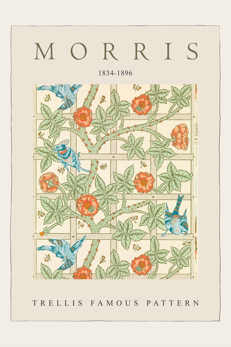 nextART. Trellis Famous Pattern - Morris