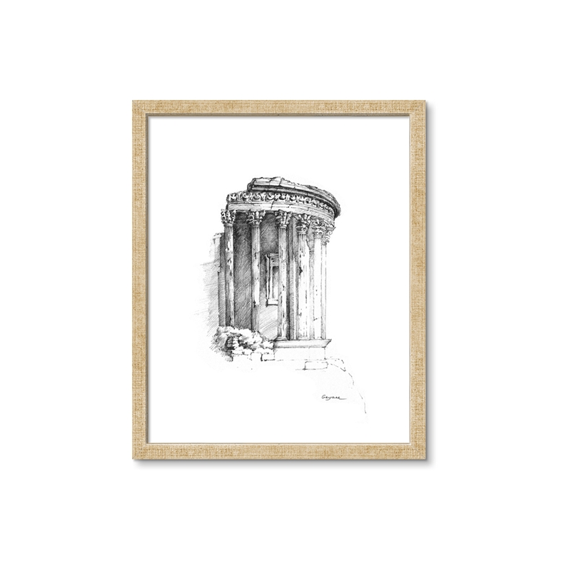 nextART. Greek Column Sketch