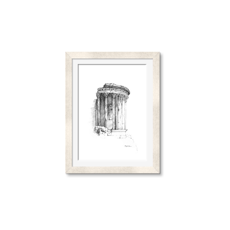 nextART. Greek Column Sketch
