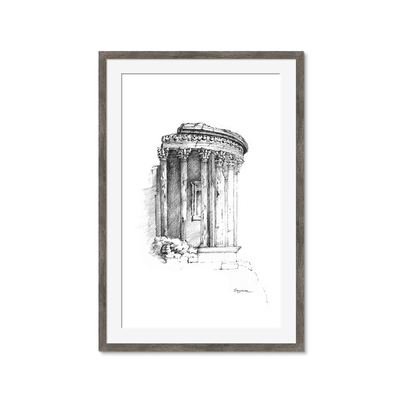 nextART. Greek Column Sketch