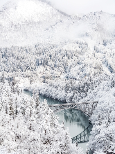nextART. Winter snowscape