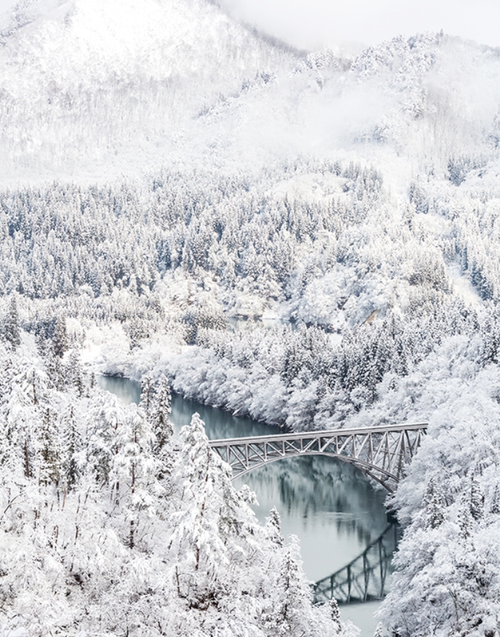 nextART. Winter snowscape