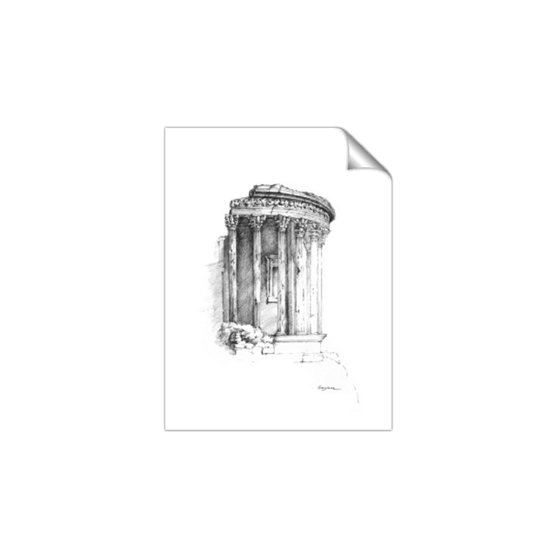 nextART. Greek Column Sketch