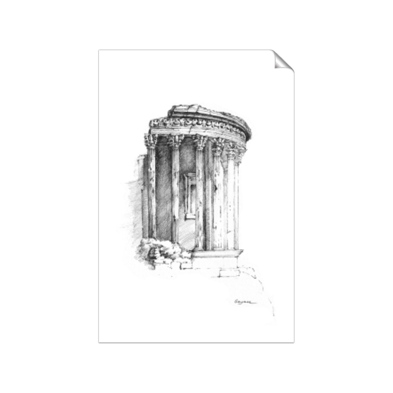 nextART. Greek Column Sketch